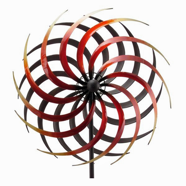 Girouette en métal, multicolore, Hauteur 180cm